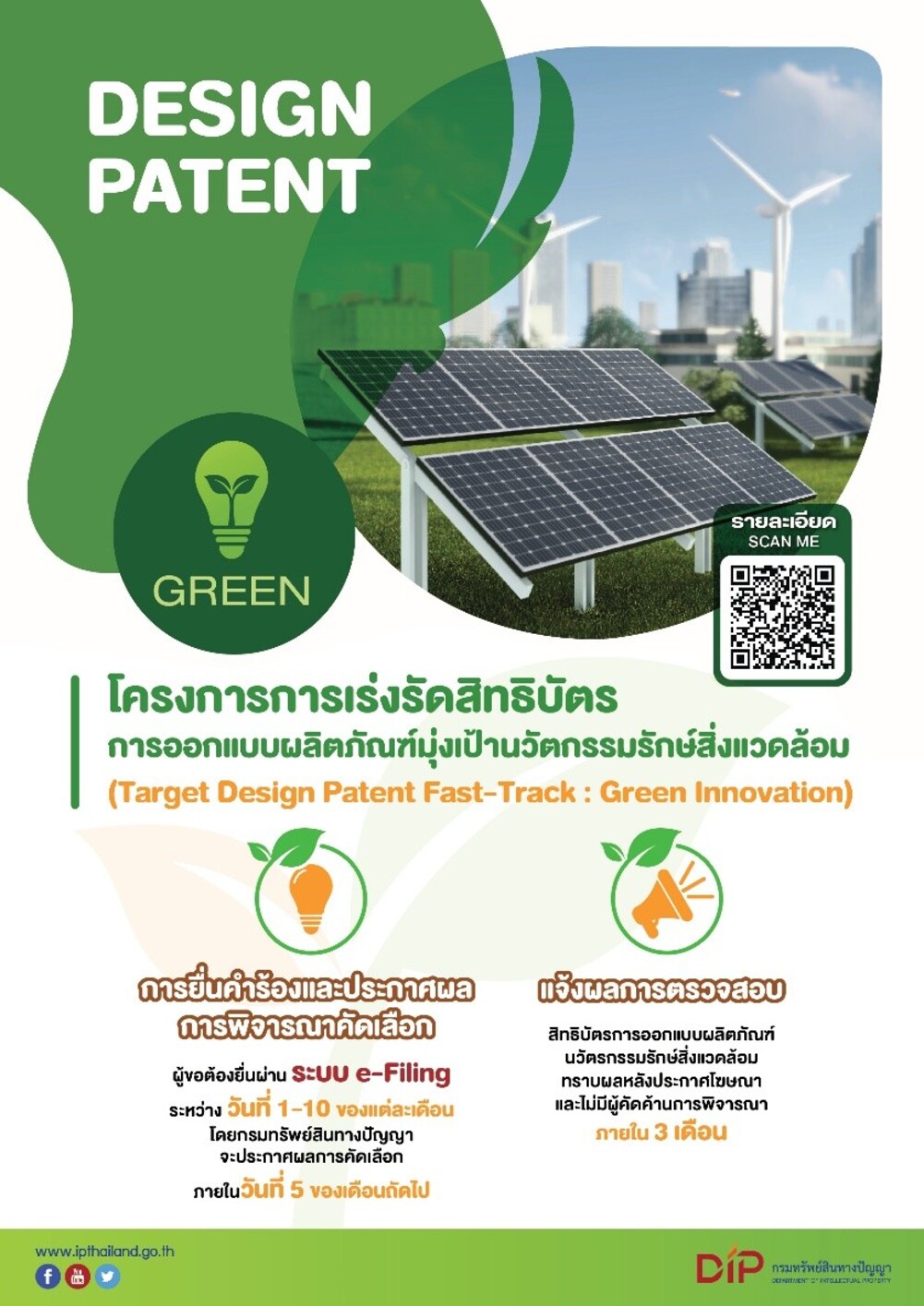 โครงการเร่งรัดสิทธิบัตรออกแบบผลิตภัณฑ์มุ่งเป้า (Target Design Patent ...